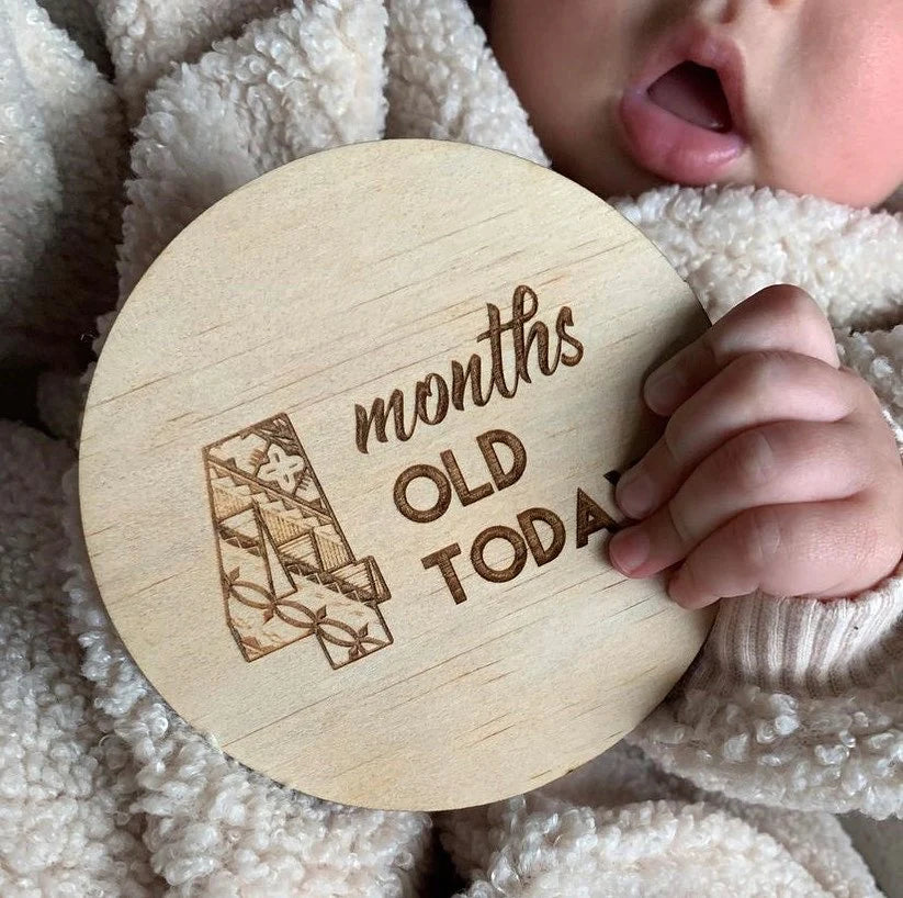 MILESTONE DISCS & BABY ANNOUNCEMENT PLAQUES – Polybubs