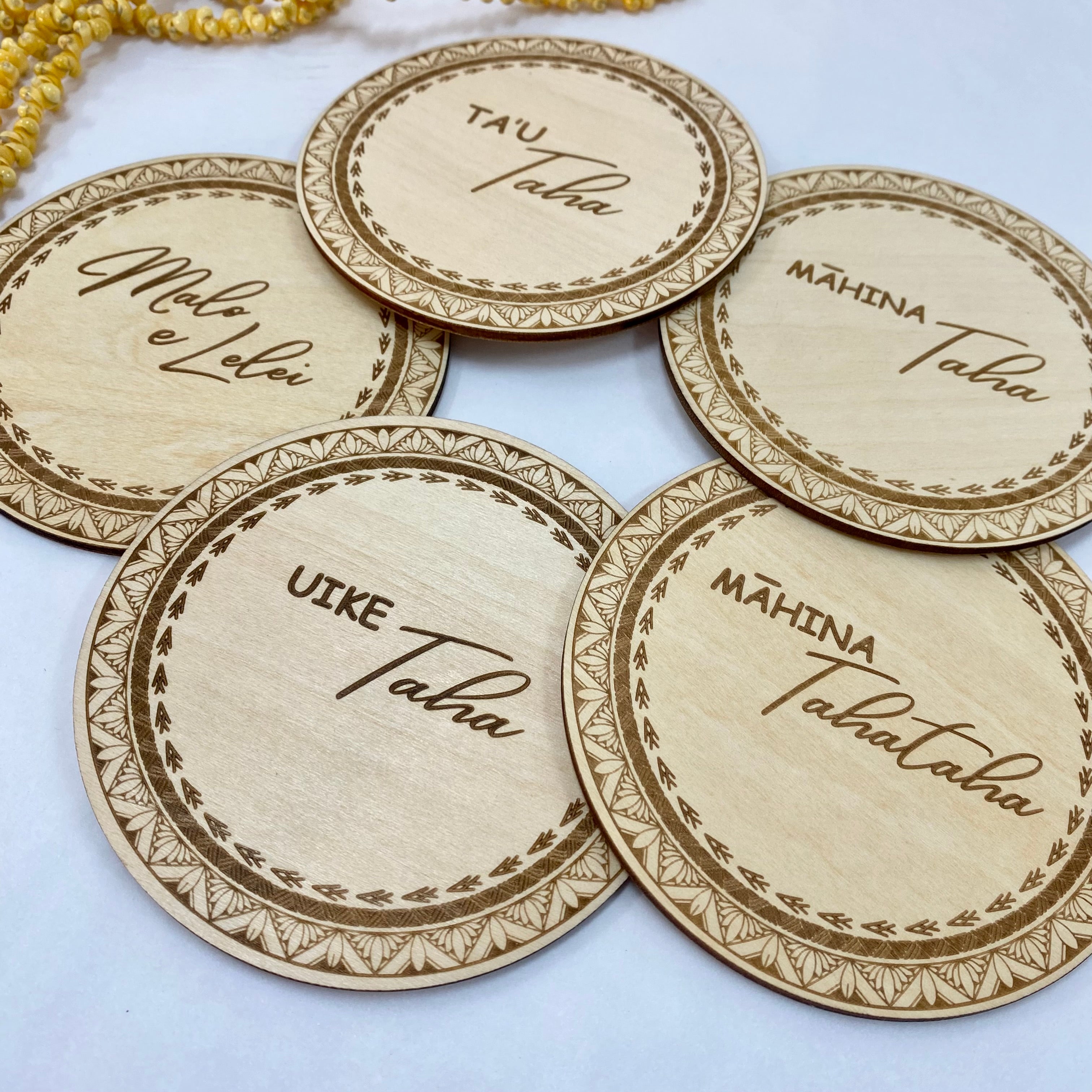 Tongan Inspired Milestone Discs – Polybubs