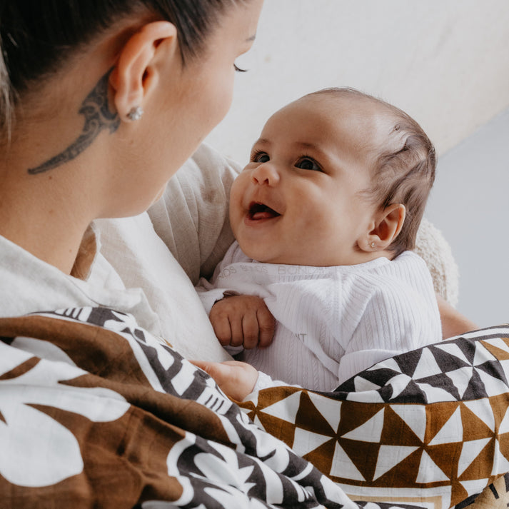 Fijian Inspired Muslin Swaddle Wrap – Polybubs