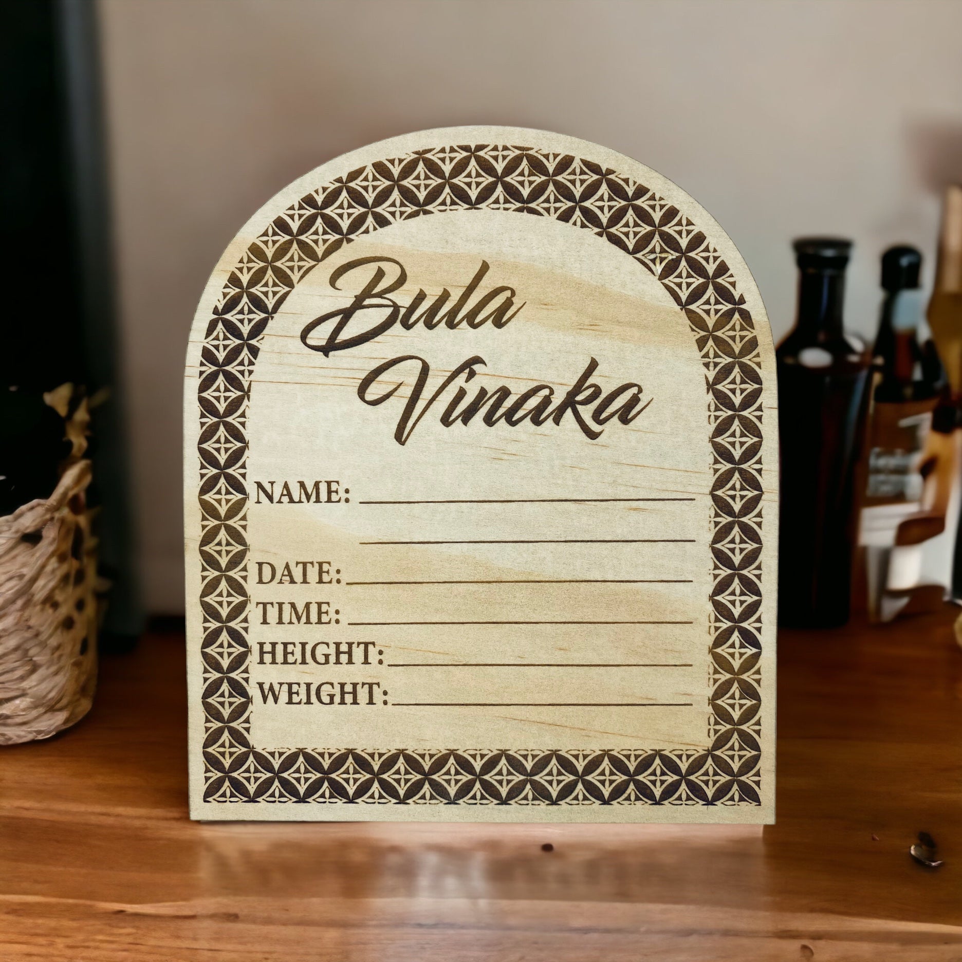 Bula Vinaka | Baby Announcement Plaque – Polybubs