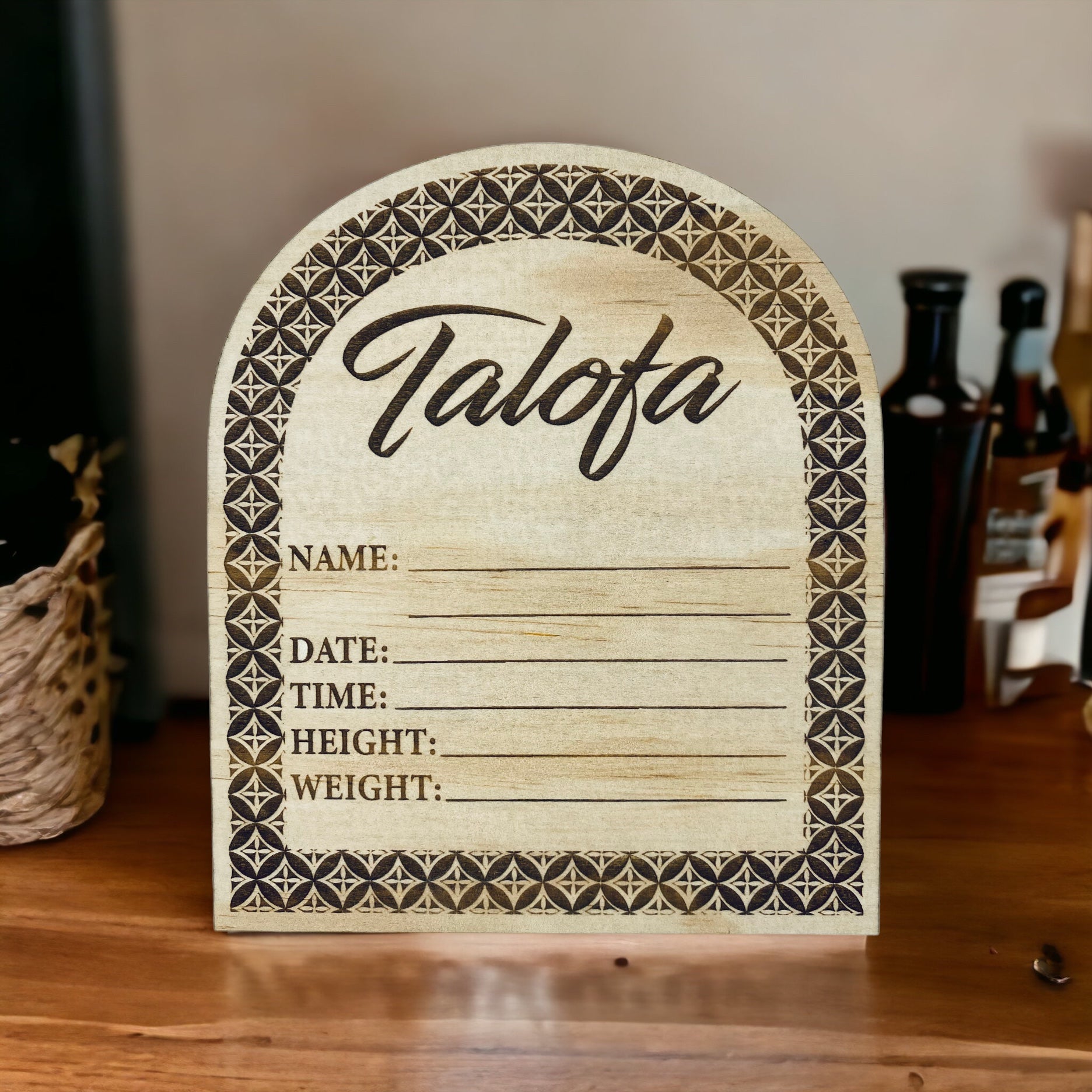 Talofa | Baby Announcement Plaque – Polybubs